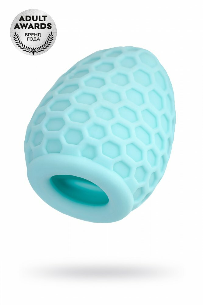 Мастурбатор A-Toys Pufl бирюзовый 6 см