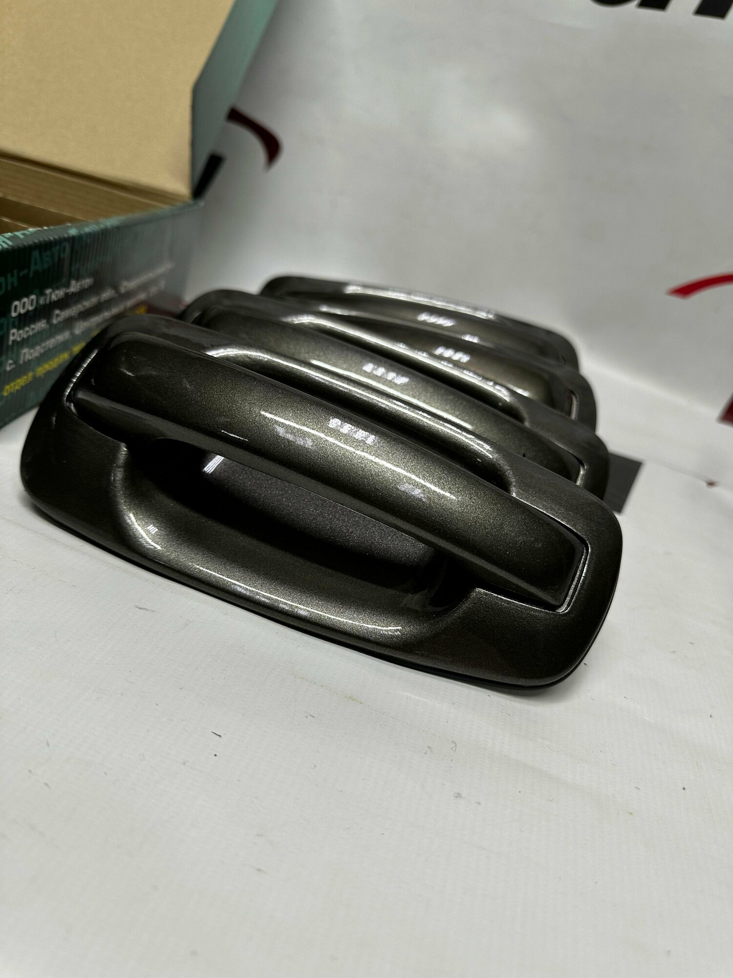 Автомобильные ручки дверей наружные евро к-т 4шт. Кориандр № 790 на 2170, 2110, 2111, 2112 (Тюн-Авто)