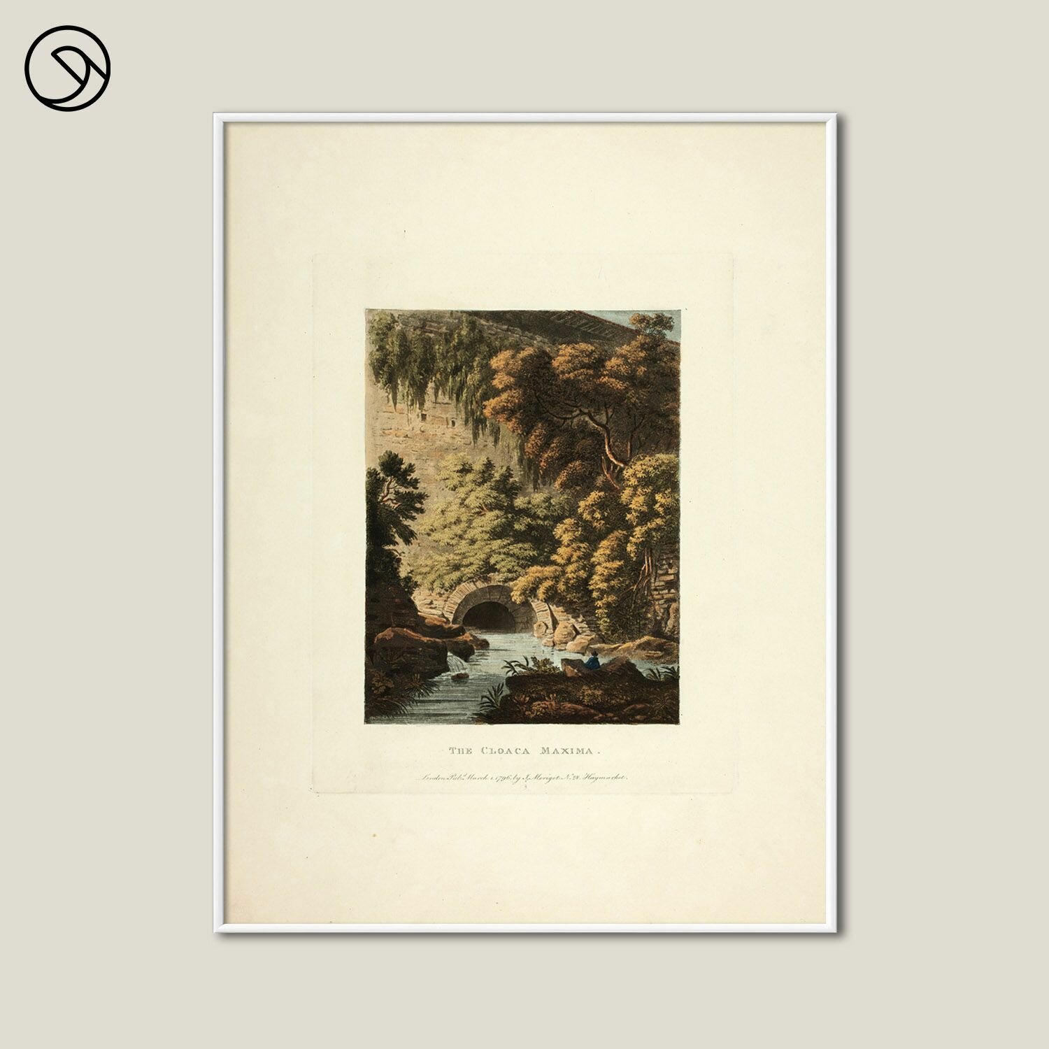 Постер на стену в раме 50х70 Postermarkt Старый Пейзаж #3