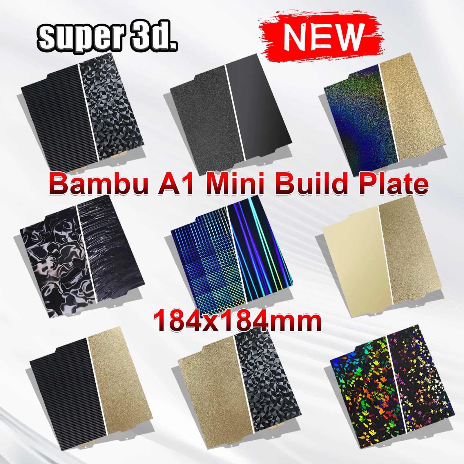 BambuLab A1 PEI-пластина для 3D-принтера, Цвет: PEY-PEI — фото 1