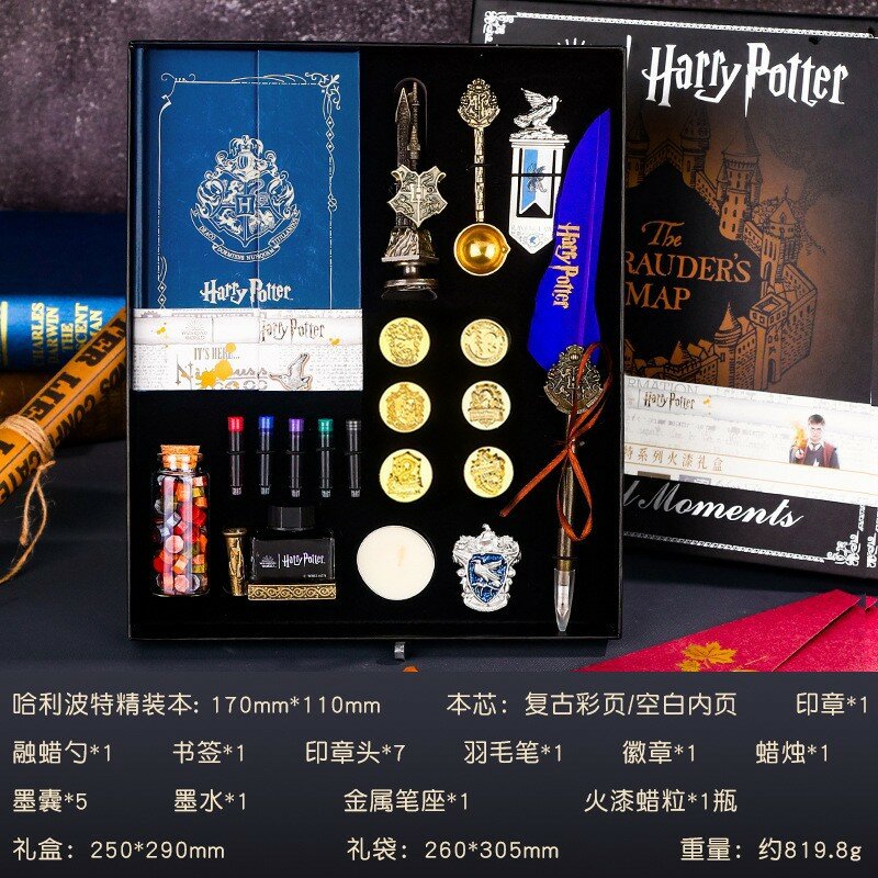 ⭐Настоящая печать воска Гарри Поттера, ретро печать восковых шариков, магическая академия, креативный подарок, набор восковых печатей⭐