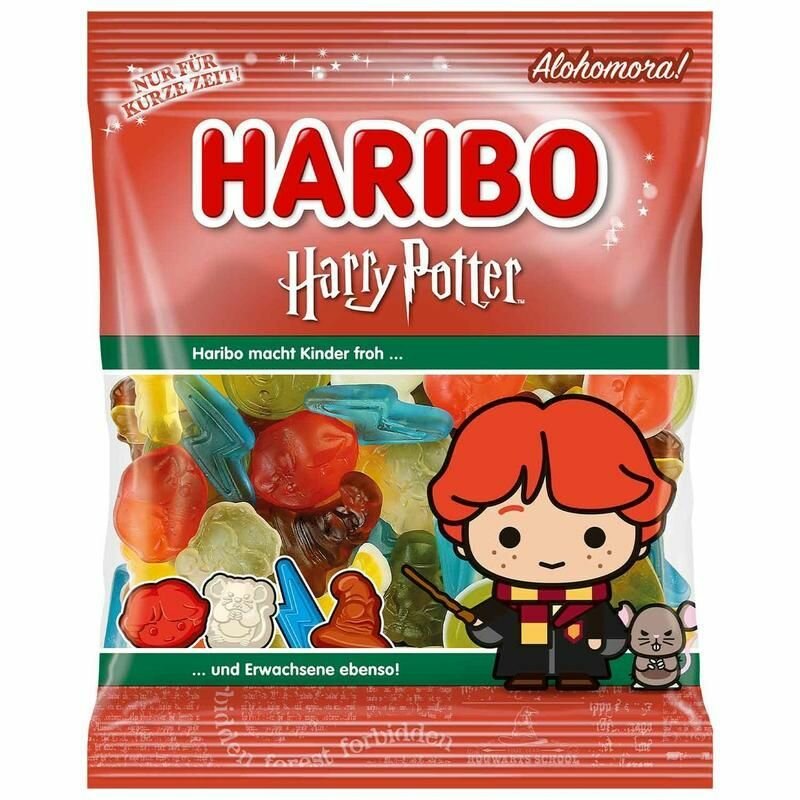 Мармелад жевательный Haribo Рон Уизли Harry Potter 160гр Германия