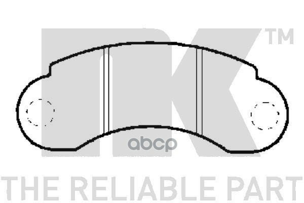 Колодки тормозные дисковые M.100 B.K.Pr. 88.96 Nk арт. 223320