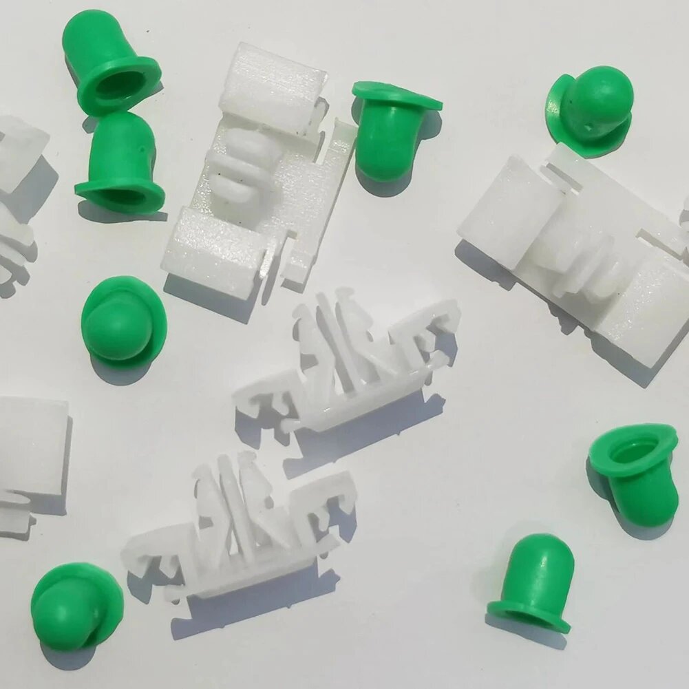 20 шт, зажим для молдинга дверного крыла, нейлоновый фиксатор с резиновым чехлом для BMW E36, боковая часть кузова, внешние автомобильные аксессуары