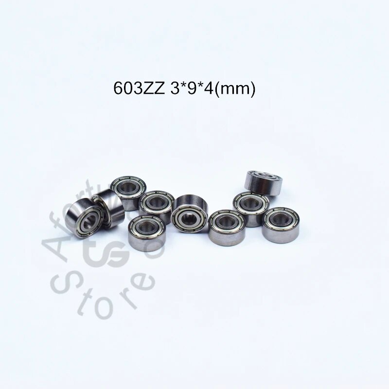 Подшипники Afortunado MR93ZZ 603ZZ-4 3*9*4 мм, 10 шт.