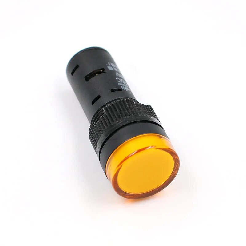 Светодиодный индикатор AD16-16DS 16мм Желтый, 220 В