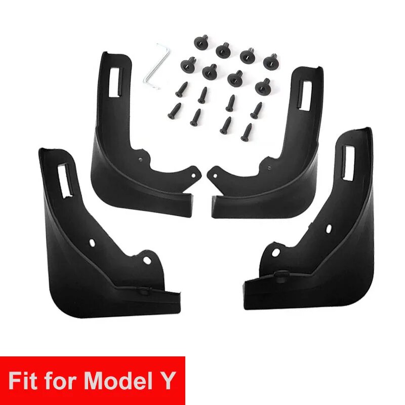 Брызговики, брызговики, брызговики, защита переднего и заднего крыла для Tesla Model Y 2021 2022 Model 3 Model3 2016-2023