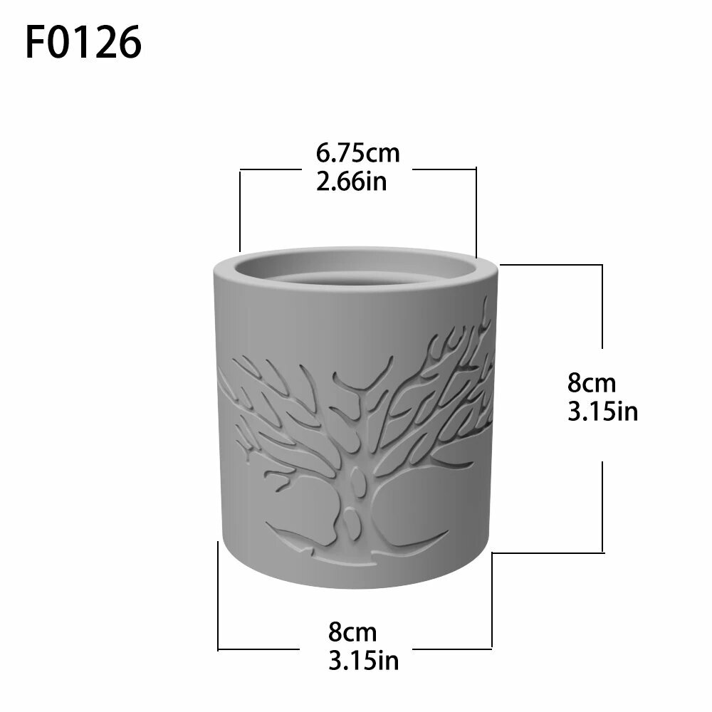 Силиконовая форма для изготовления украшений из бетона и гипса Темно-серый