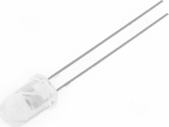 Светодиод VISHAY TSHG6200 ИК-передатчик 5мм 850нм прозрачная 180мВт 20 град. THT 1шт