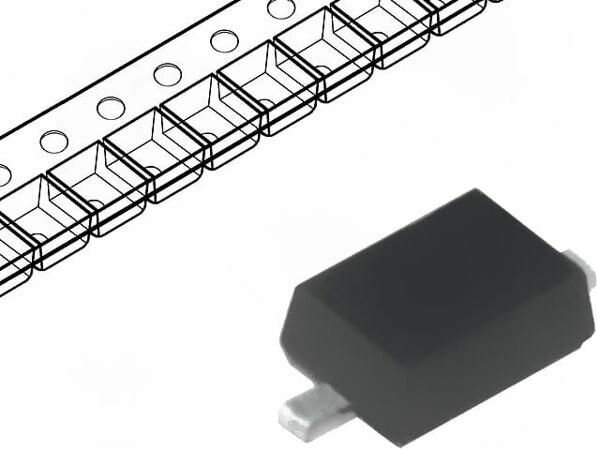 Диод NEXPERIA PMEG4010EJ,115 выпрямительный Шоттки, 40В, 1А, SOD323F, 1 шт