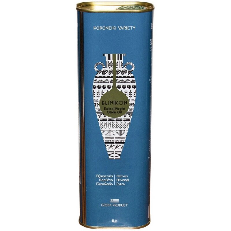 Масло ELINIKON оливковое EVOO AC <0,8 /жесть/ 1л