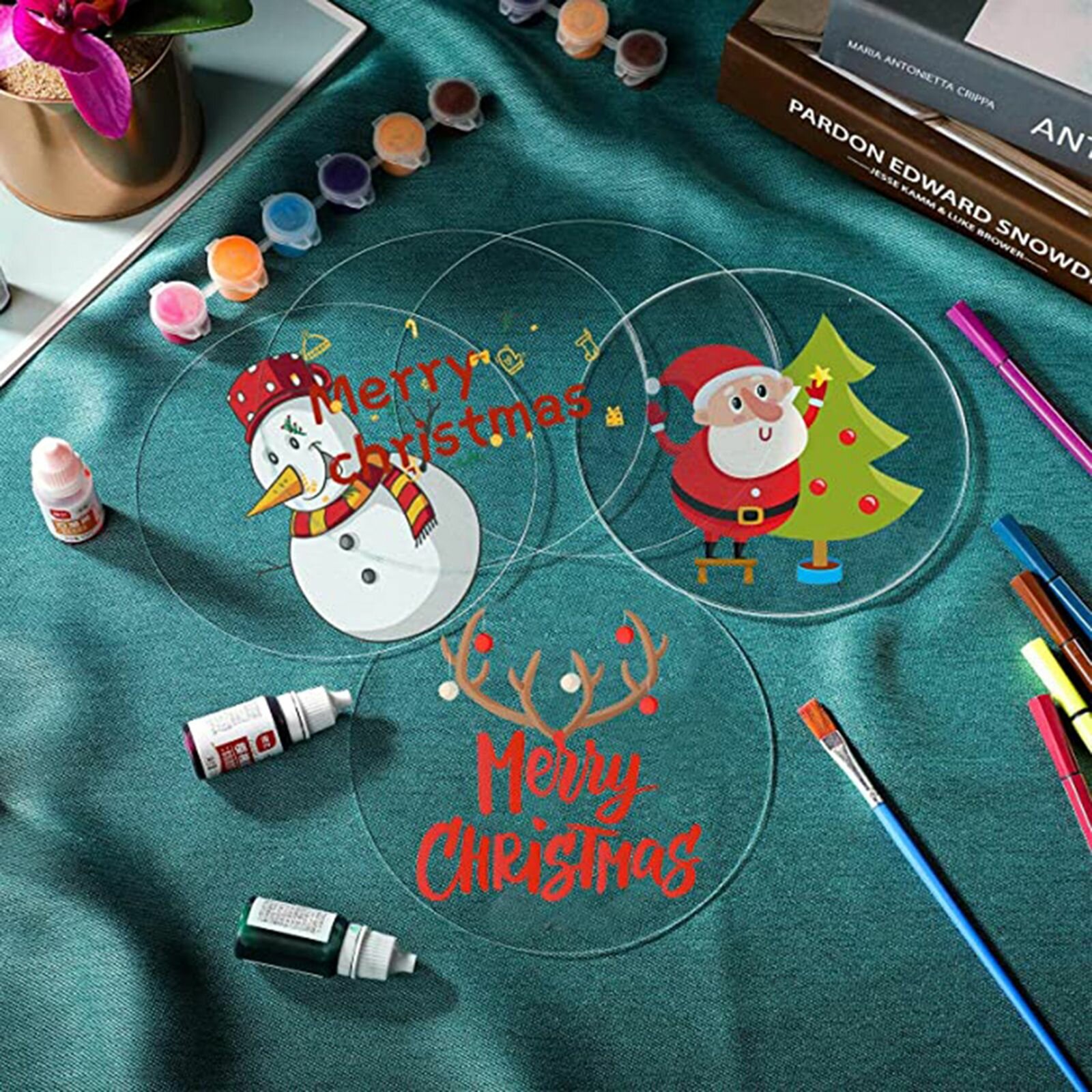 30х40 -миллиметровый акриловый лист, прозрачный круглый пустой лист