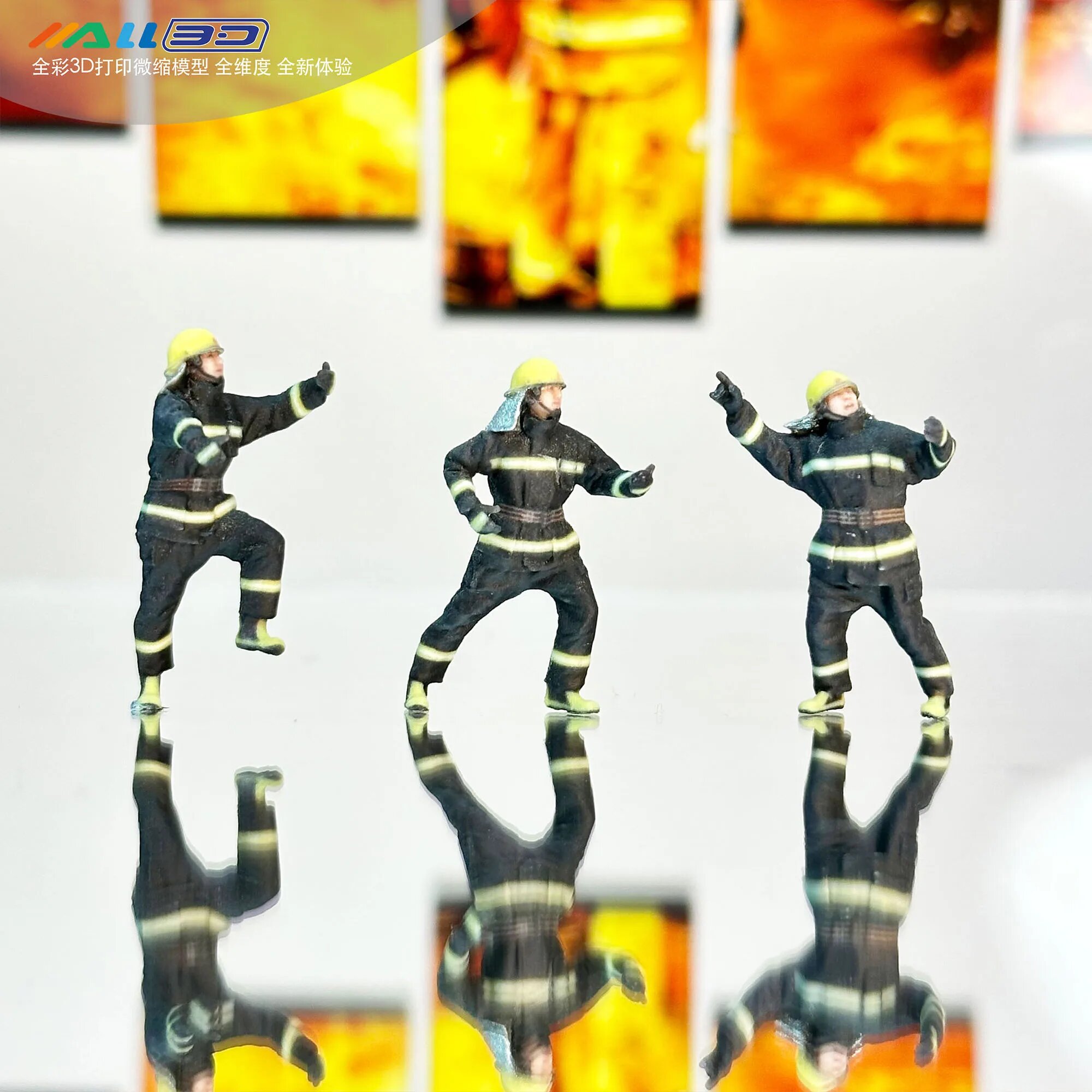 3D миниатюрная кукла 1:87 1:72 1:64 1:50 1:43 географическая пожарная защита инженерная модель пожарная сигнализация сцена пожарный фигурка статическая m