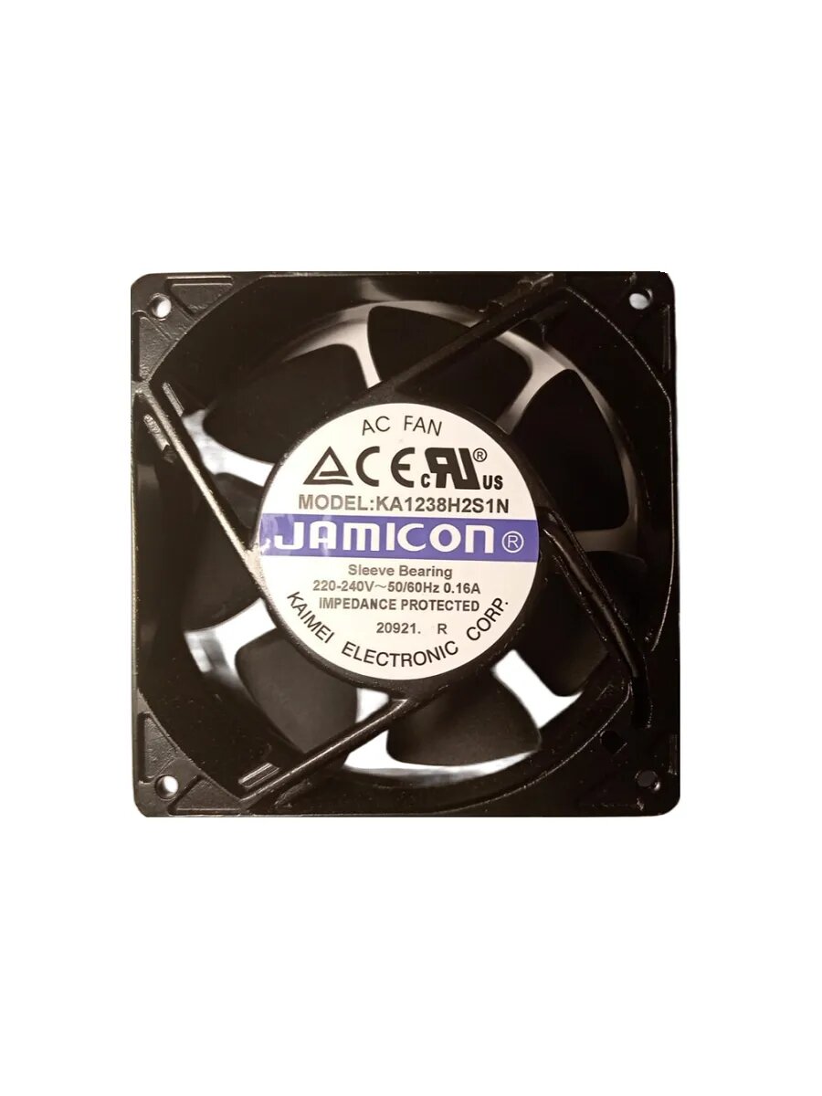 Вентилятор Jamicon KA1238H2S1N-T-R 220V 0.16A 120x38