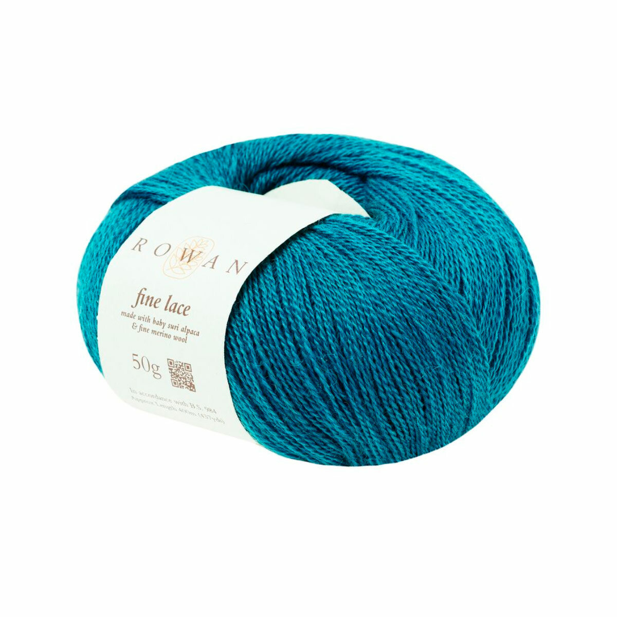 Fine Lace /Файн Лэйс/ пряжа Rowan, 9802140 (933, aged (состаренный), бирюзовый)