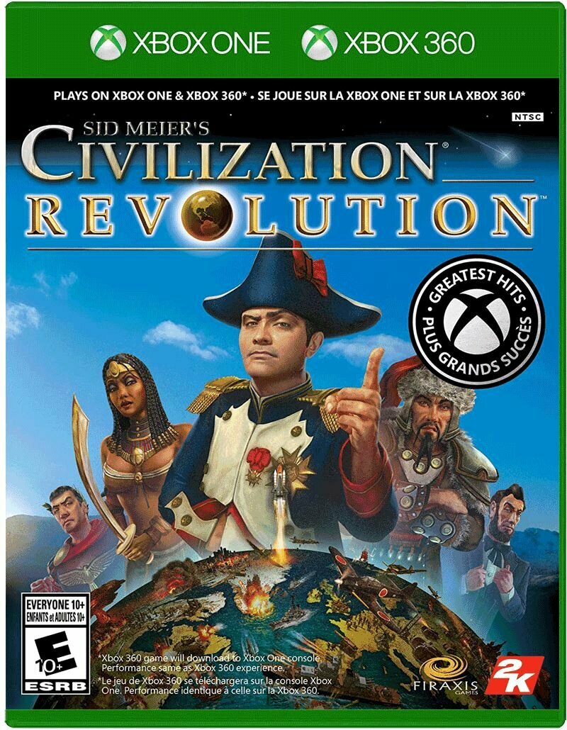 Игра Sid Meier's Civilization Revolution , для Xbox 360 / One / Series X , Blu-ray , Английская версия