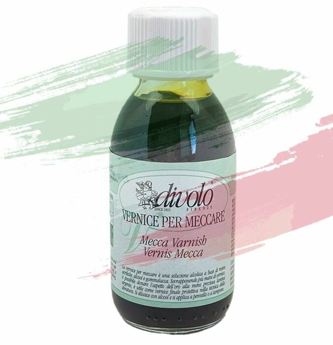 Лак защитный покрывной золотистый Мекка, 125 мл