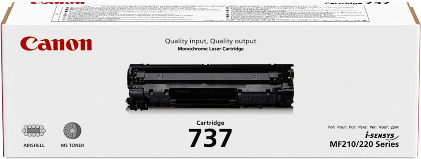 Картридж лазерный Canon 737 9435B002 черный (2400стр.) для i-Sensys MF211/212/216/217/226/229