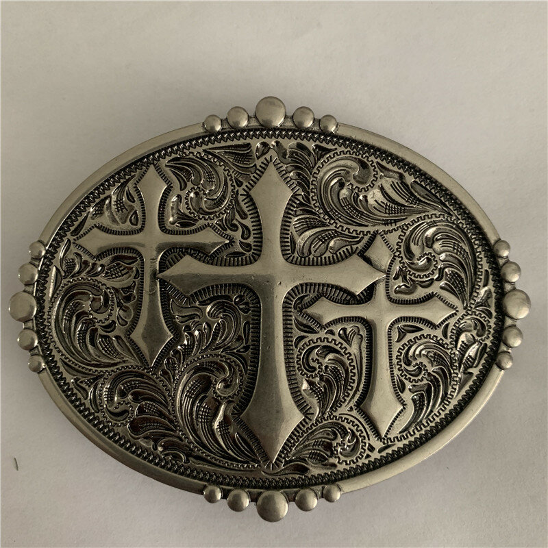 Пряжка декоративная для ремня. Перекрестный узор. Металлическая бляха на пояс