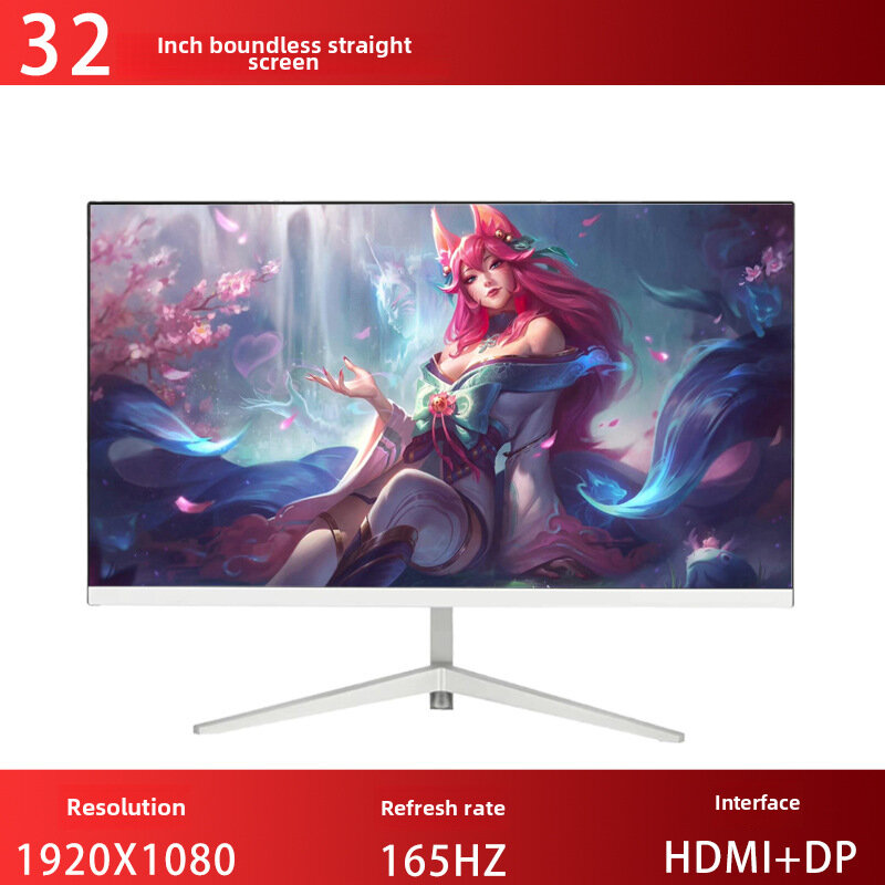 JcnAm P238A01 Игровой монитор 32 дюйма с разрешением 2,5K, частотой обновления 165 Гц и IPS матрицей