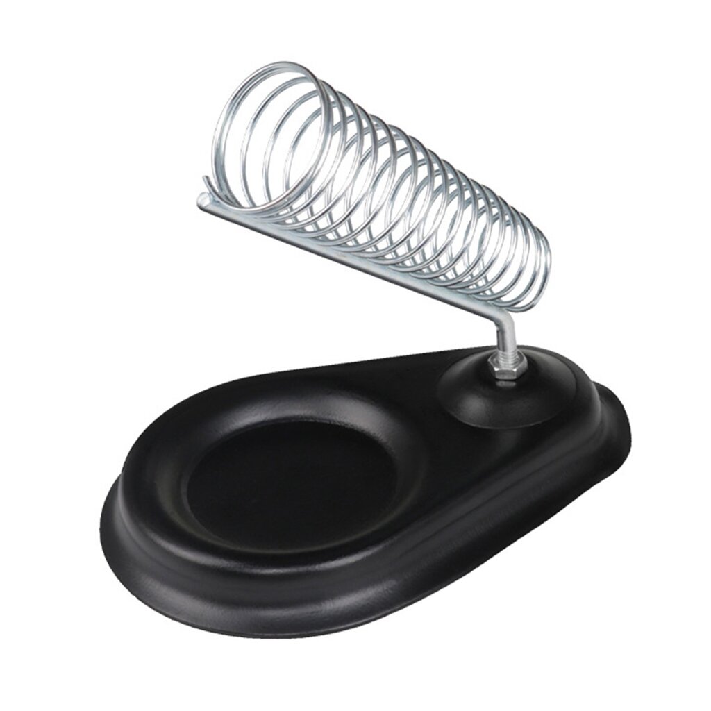 Подставка для кронштейна для паяльника Тяжелое литое металлическое основание Круглая сварочная платформа Круглый держатель паяльника