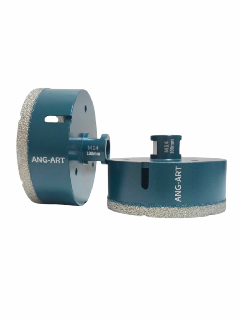 Коронка алмазная по керамограниту 100 мм для УШМ (сухое сверление)