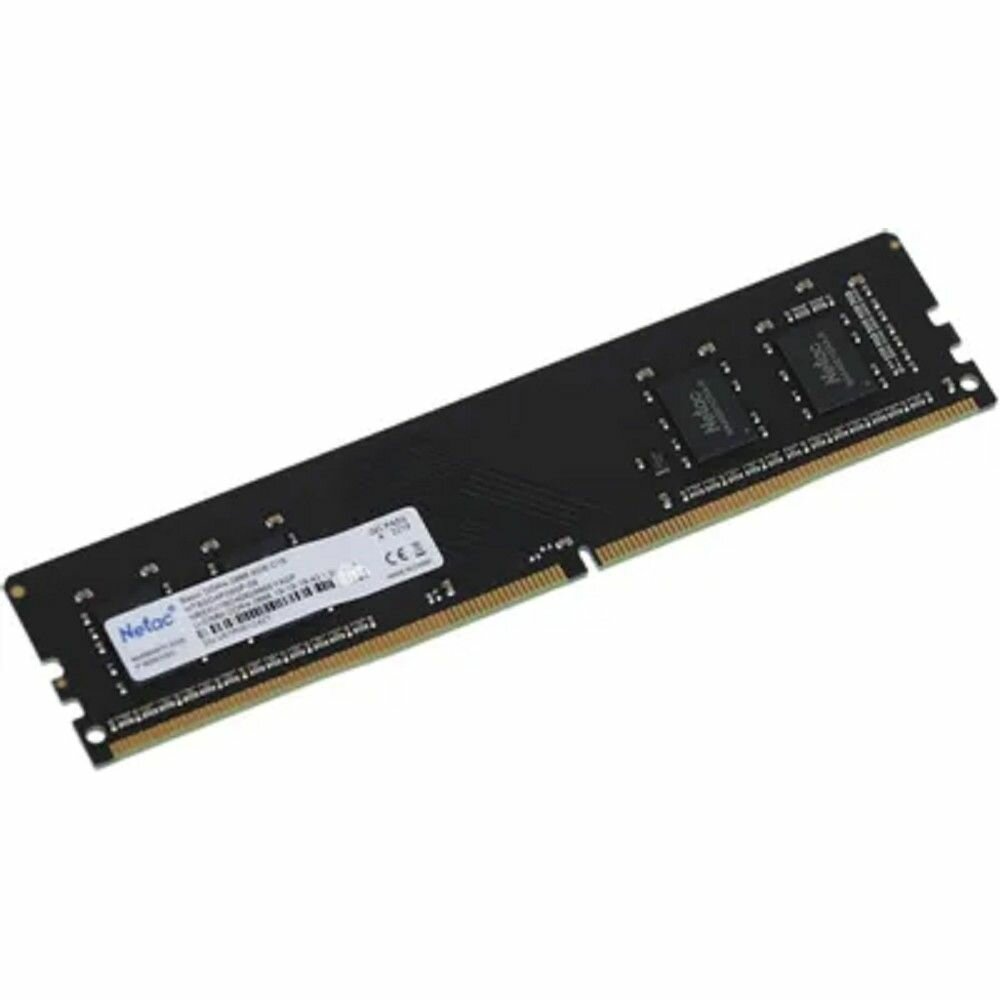 Память Netac DDR4 DIMM 8GB NTBSD4P26SP-08 PC4-21300, 2666MHz