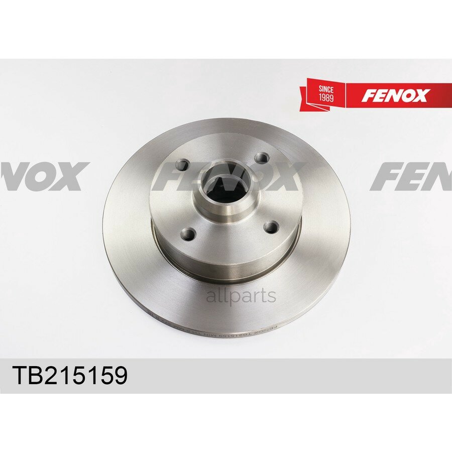 FENOX TB215159 Диск торм. зад Seat/VW