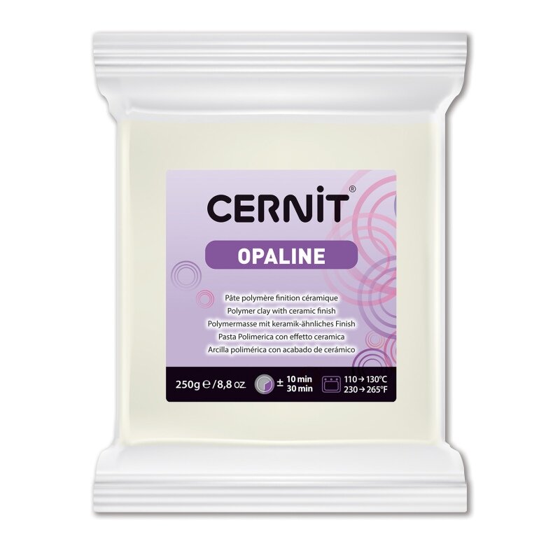 Полимерный моделин "Cernit Opaline" 250 гр. белый 010