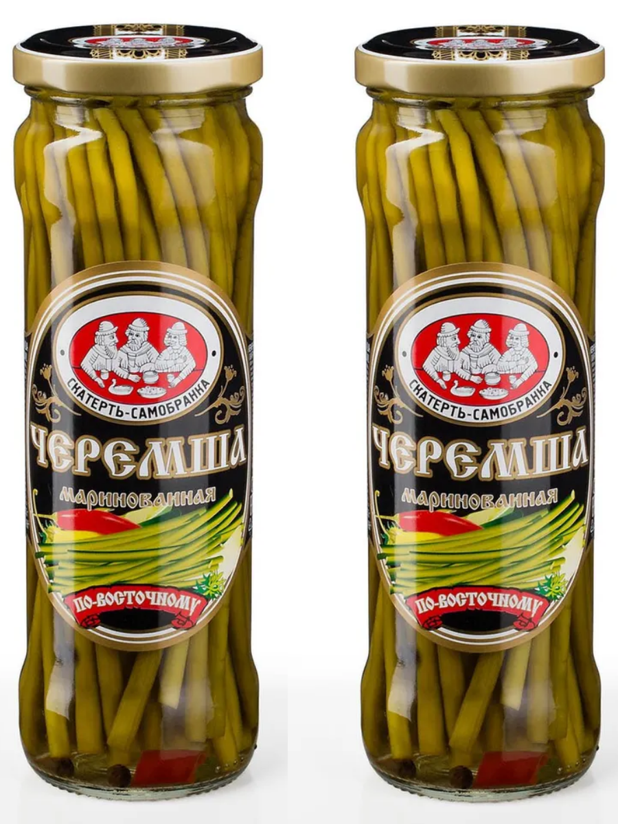 Черемша маринованная скатерть-самобранка По-восточному, 2шт по 370мл