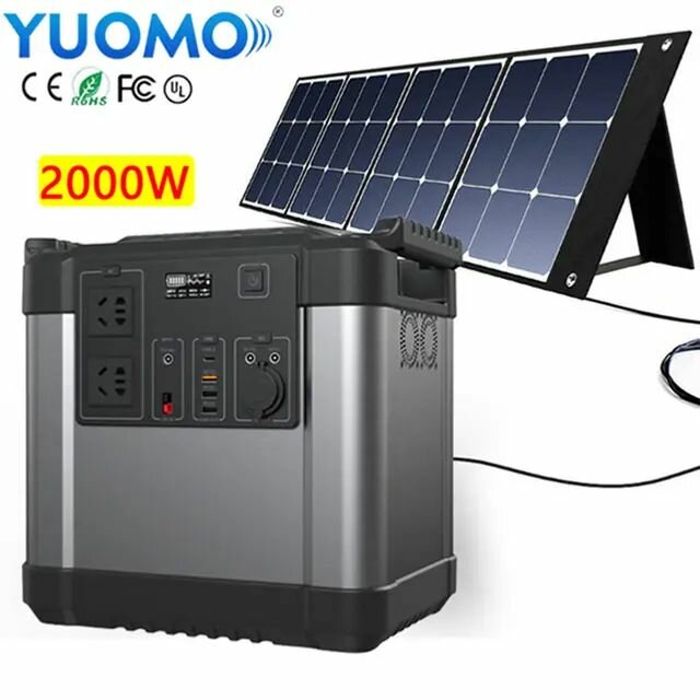 Портативная зарядная электростанция powerbank 1200вт
