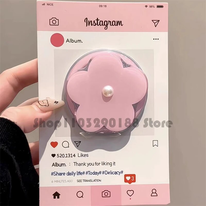 Розовый Griptok с жемчугом для iPhone, Цвет: CX-755