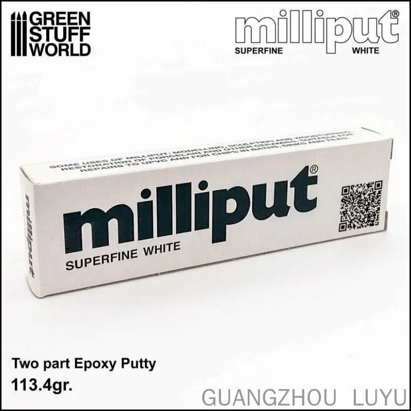 Green Stuff World: Затвердевающая паста Milliput Super Fine White