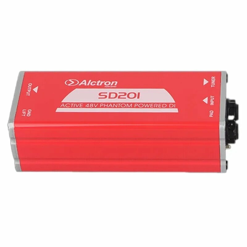 Преобразование импеданса активного DI-бокса Alctron SD201