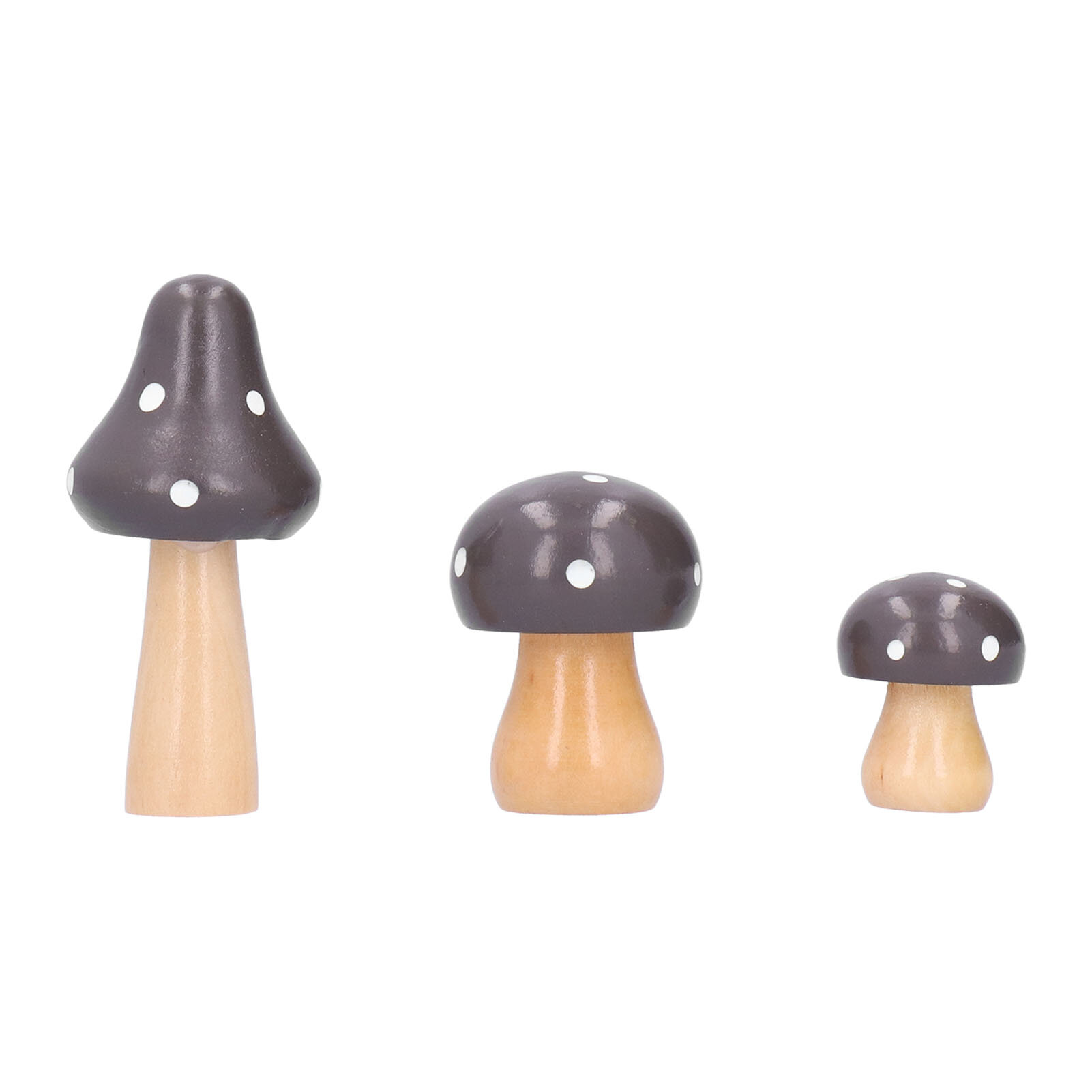 3pcs/Set Mushroom Crafts Инновационные милые деревянные украшения домашний офис настольный декора