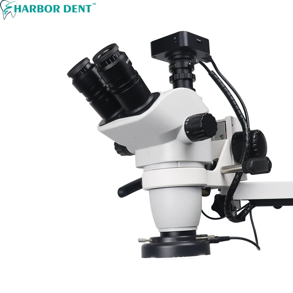 HARBOR DENT Стоматологический операционный микроскоп 1080P White EU PLUG