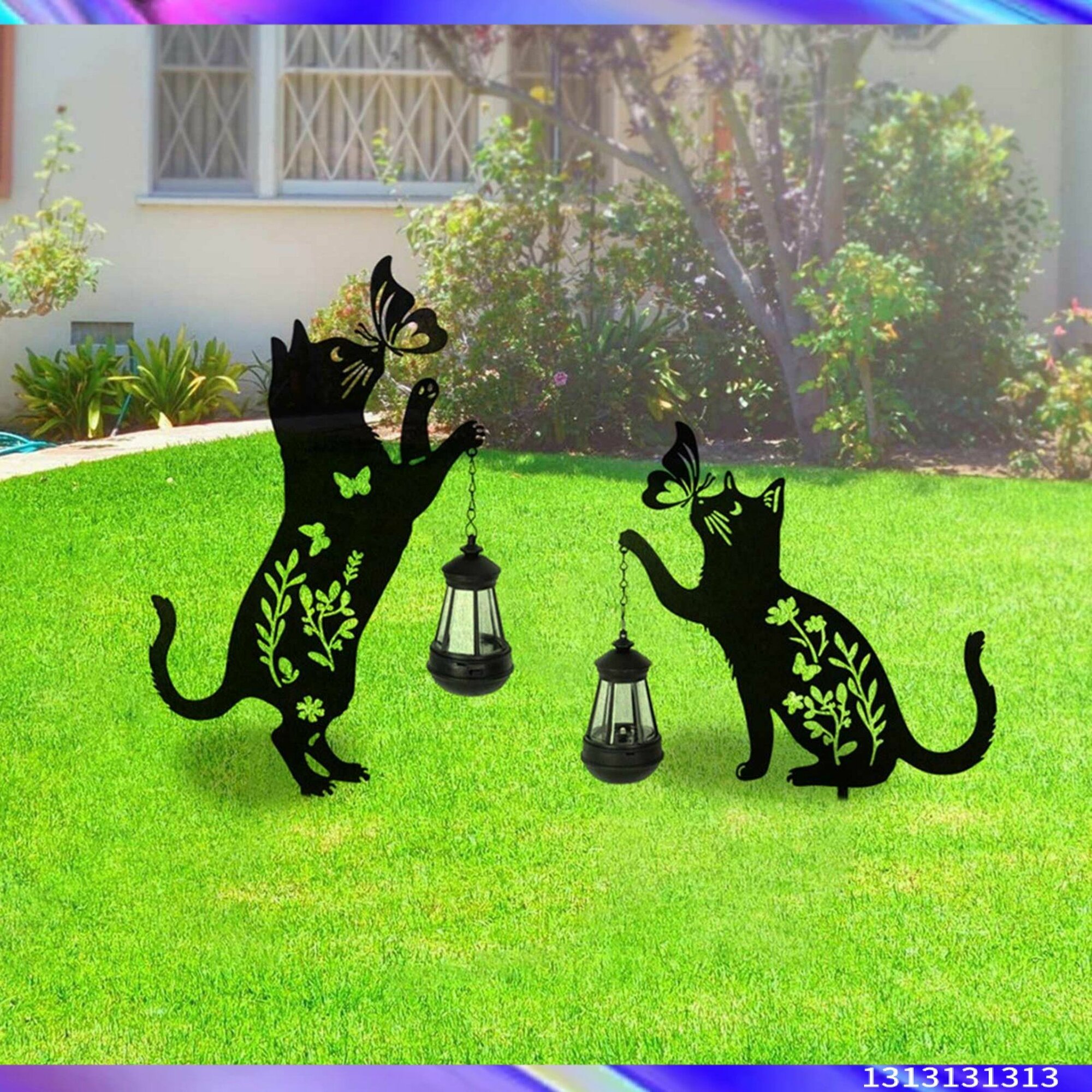 Эксклюзивный уличный светильник Hollow Cat в двойной упаковке