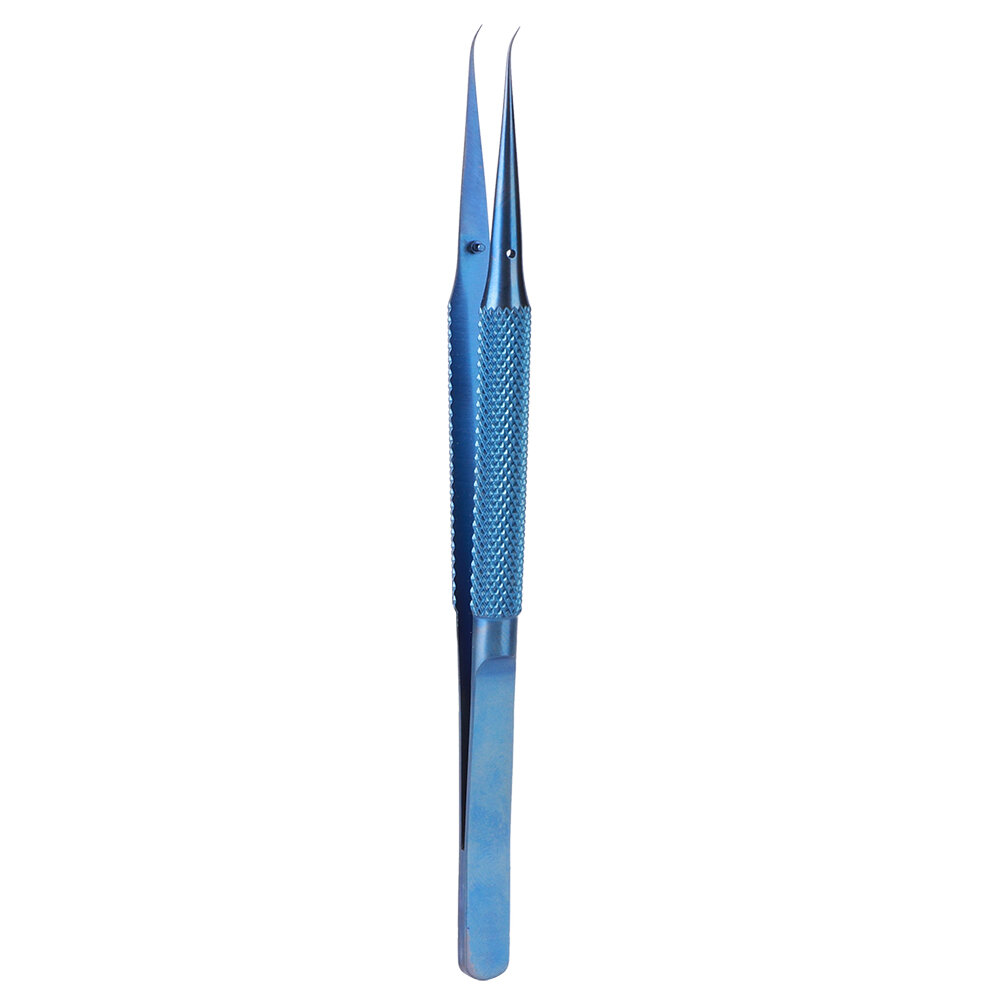 Ti Alloy Tweezer Microscope Motherboard Fingerprint Jump Line Wire Repair Phone WeldingCurved