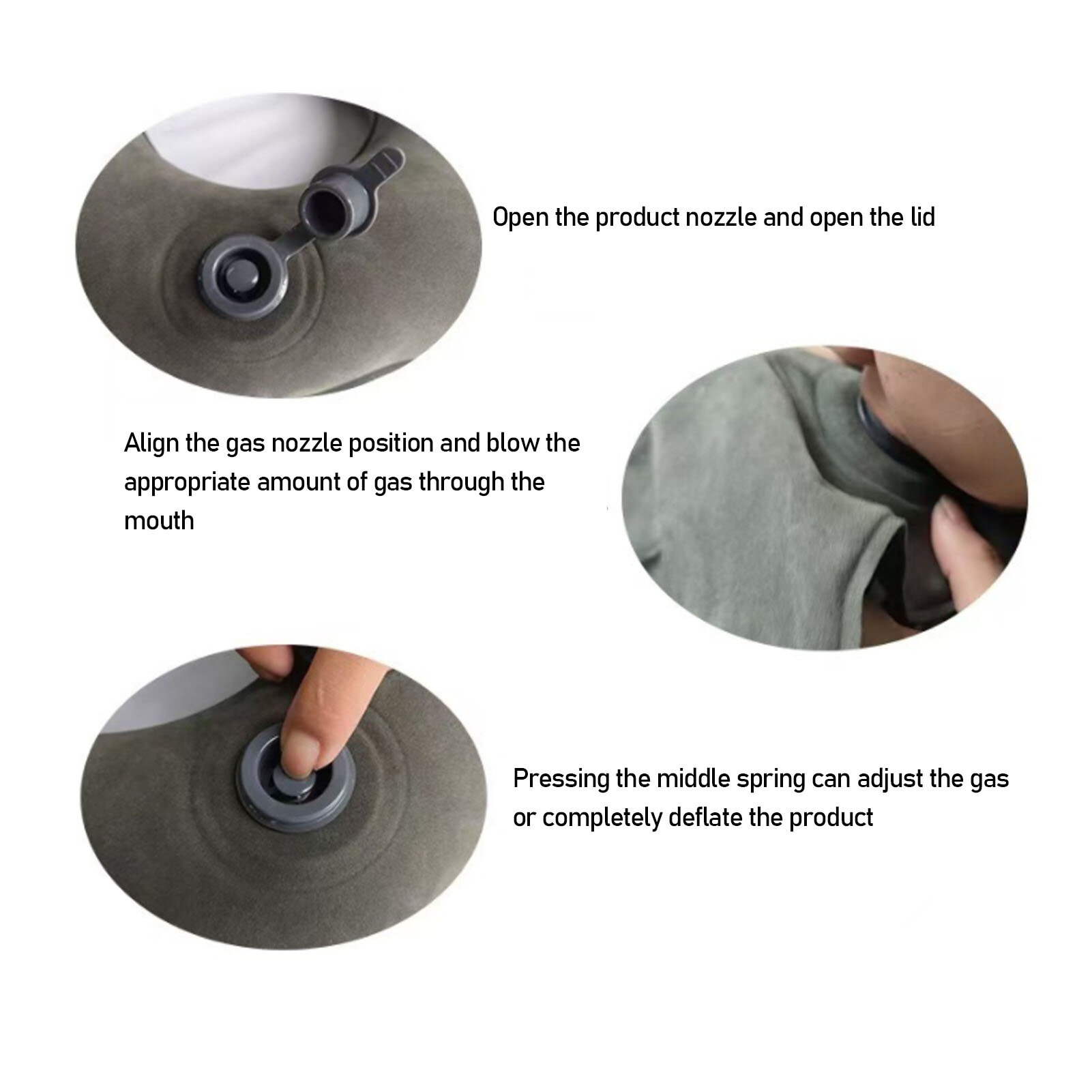 Надувная подушка для сидения из ПВХ, плюшевая переносная подушка для кресла-коляски, кровати, дивана