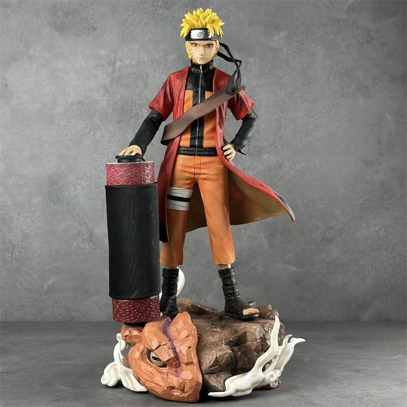Наруто и Девятихвостый " Наруто Naruto" Коллекционная Аниме Фигурка 42 см