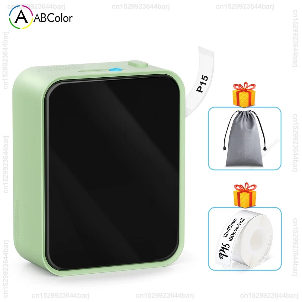 Ecowell Print P15 Термальный принтер этикеток 1Roll Printer Set 2