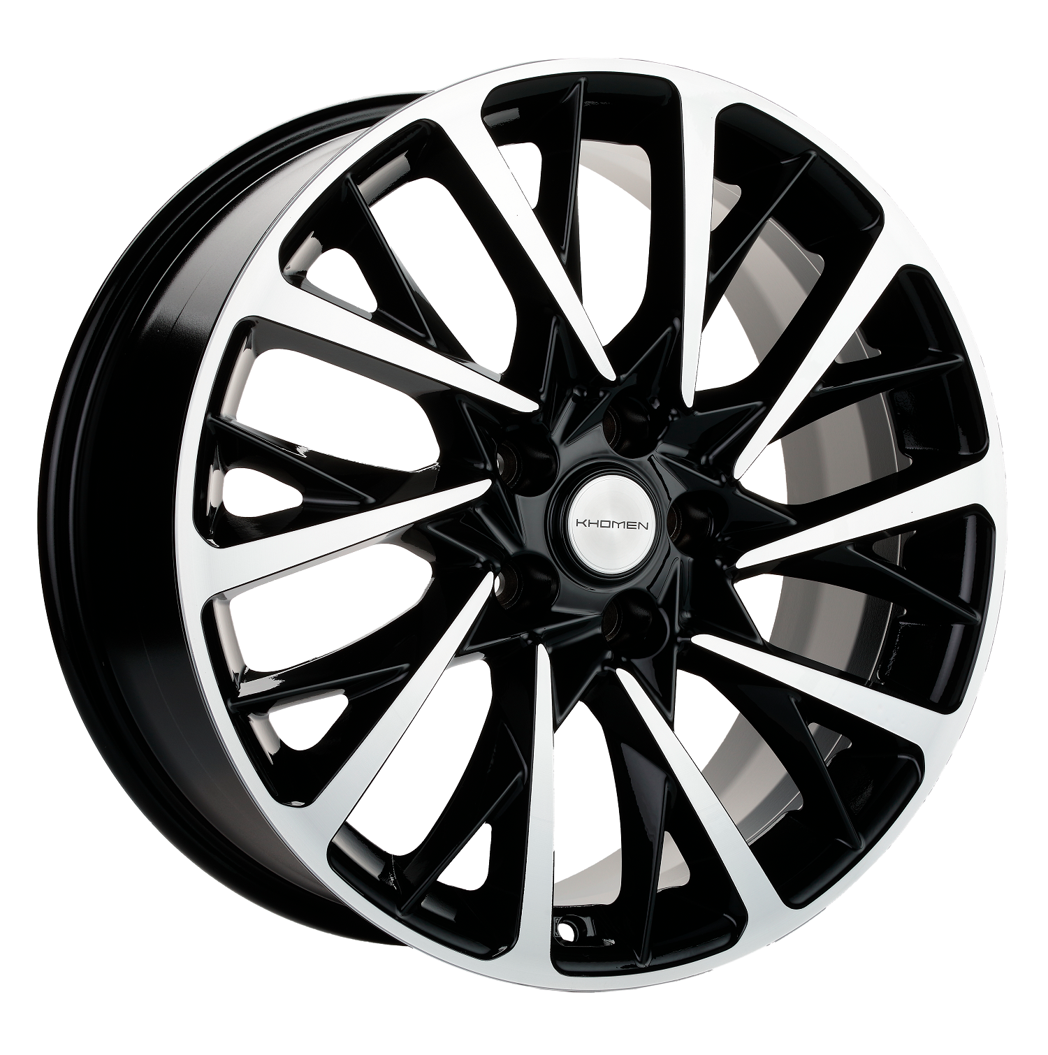 Диски автомобильные Khomen Wheels 1804 Chery Tiggo 8 Pro 7,5x18 5x108 ET47 60,1 Black-FP