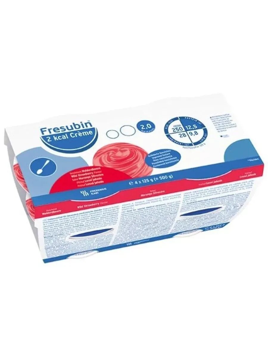 Крем 2 ккал со вкусом земляники n4 д/энтер пит-1 шт