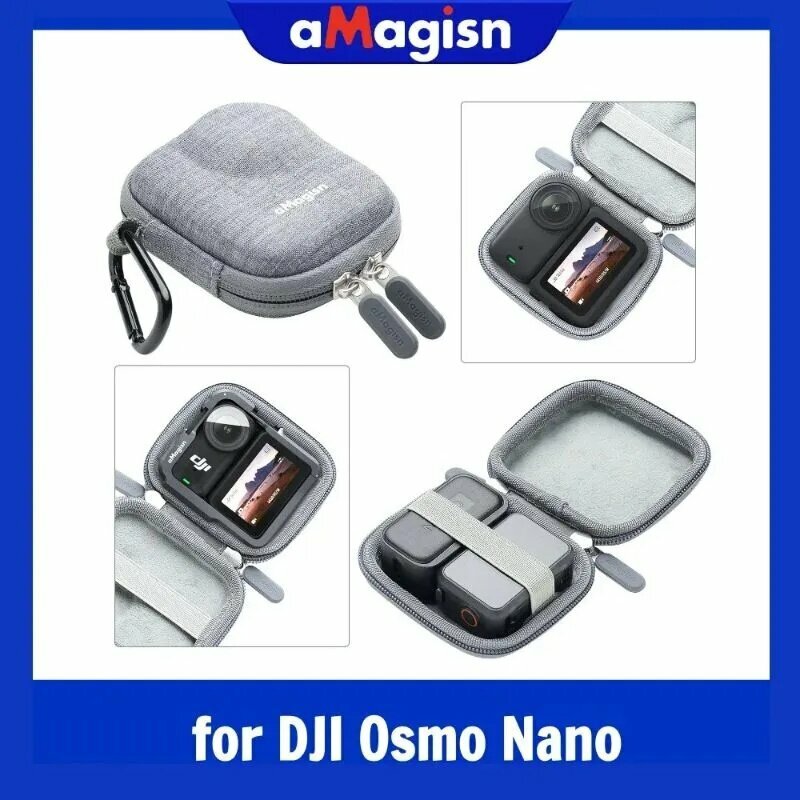 Чехол для мини-камеры aMagisn для Osmo Nano и камеры, жесткий чехол, защитная сумка от царапин, портативный чехол для переноски