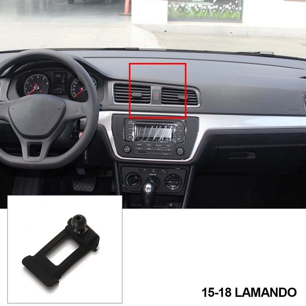 Автомобильный кронштейн для телефона с пряжкой, специальная база для VolksWagen VW Golf 15-17 Lavida