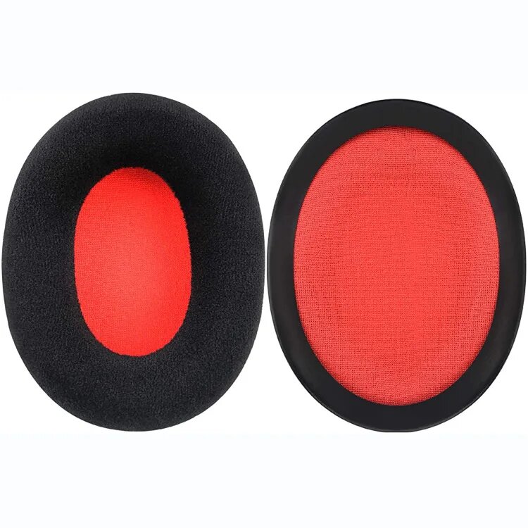 Амбушюры для HyperX Cloud II, Core, Silver, Cloud Alpha, Cloud MIX, Flight S, Black red velvet