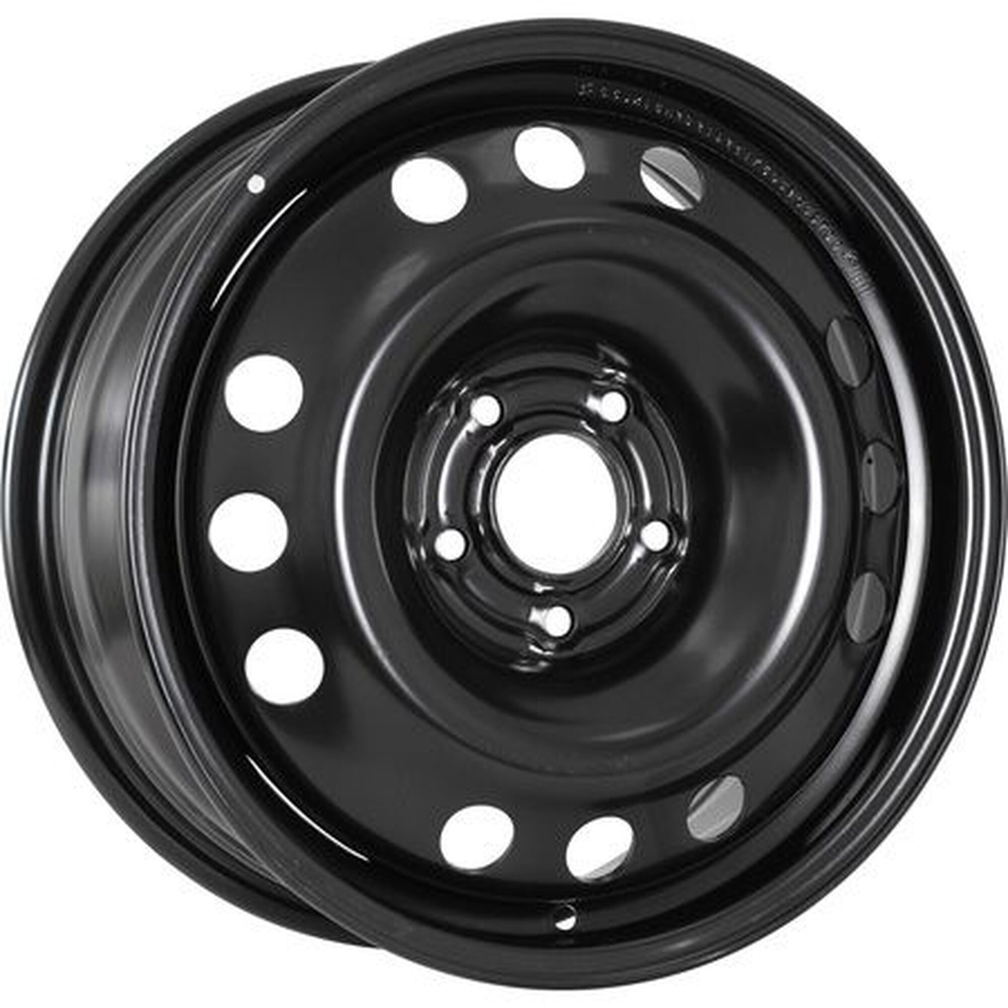 Колесный штампованный диск Евразиа тапо 75D53G R16x6.5 5x108 ET53 CB63.3 Black