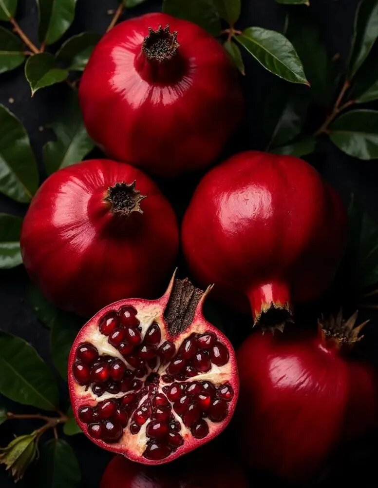 Алмазная мозаика полная выкладка 30x40 см Гранат растение