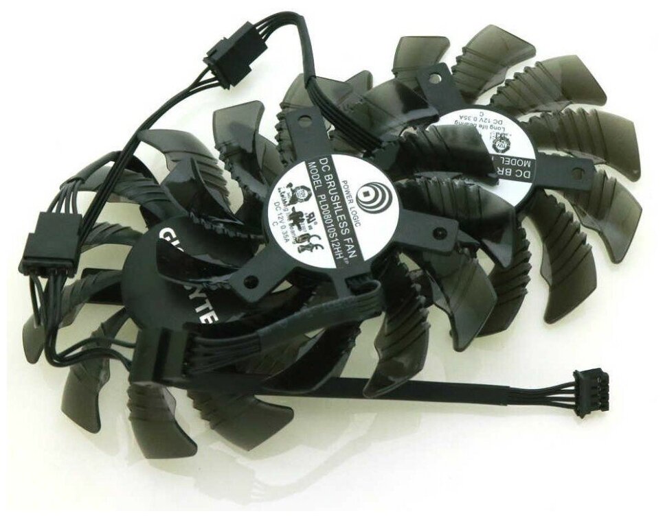 Вентилятор для видеокарты Gigabyte GTX960, GTX970, GTX980 (тройной)
