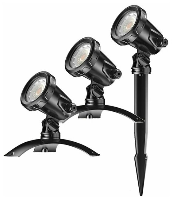 Комплект из трех светильников для пруда и сада CED120C SUNSUN